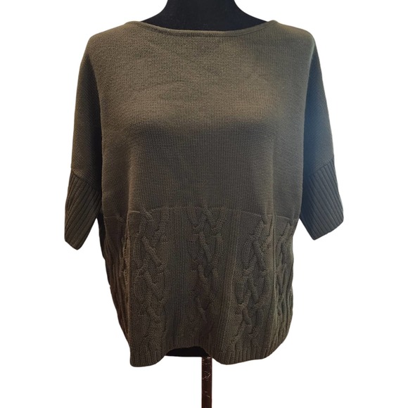 St. John Collection | Sweaters | St John Loden Olive Green Cable ...